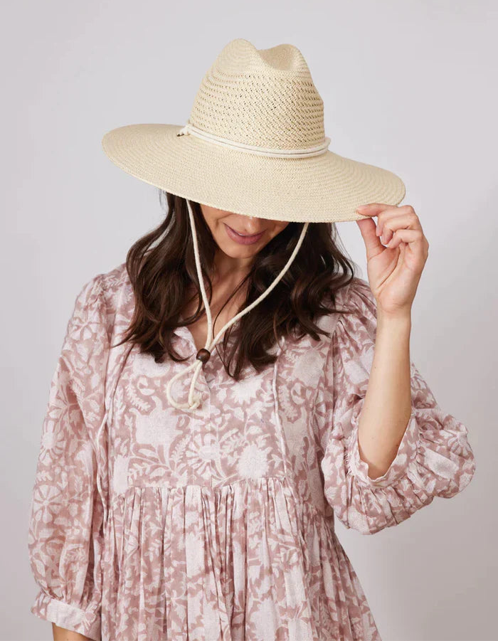 Hat Attack Packable Surfer Chinstrap Hat - Natural – Luck Lafayette