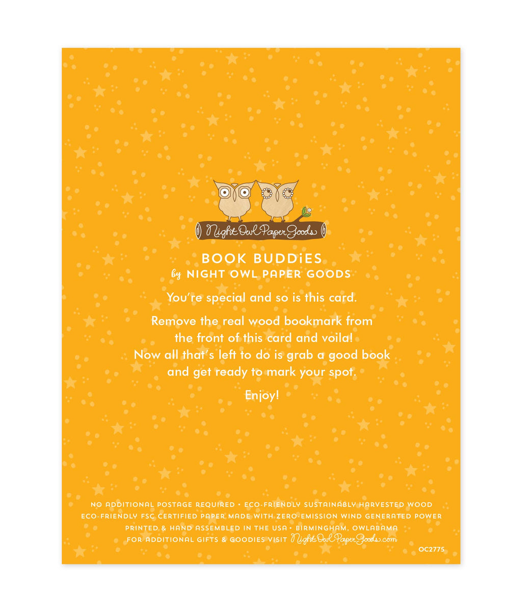 Night Owl Paper Goods 5 Star Teacher Bookmark Card – Luck Lafayette