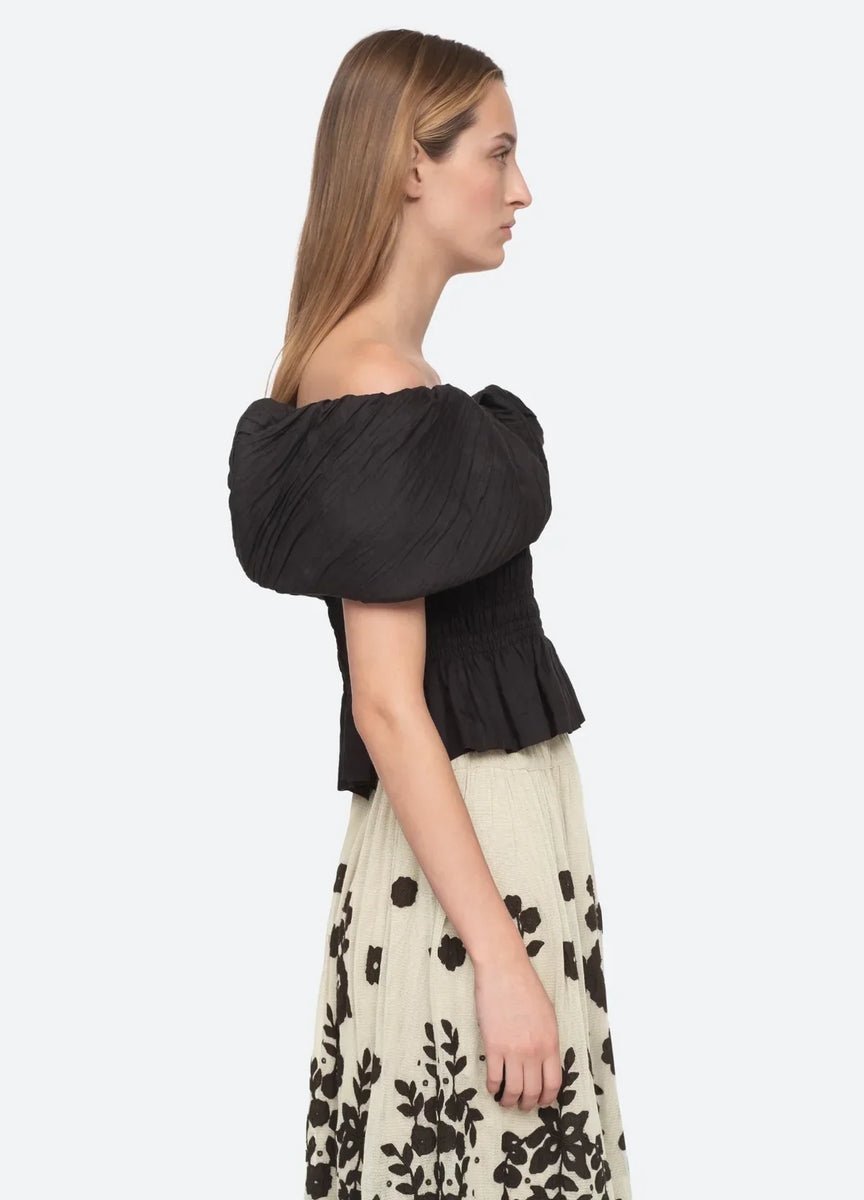 Sea Loren Top - Black – Luck Lafayette