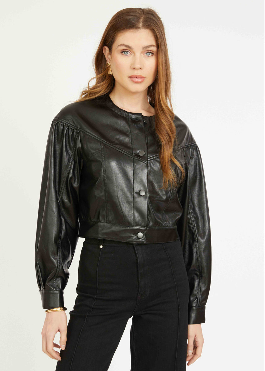 Caballero Sabrina Jacket - Black Vegan – Luck Lafayette