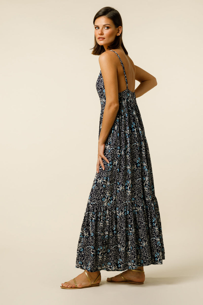 Lusana Eden Dress - Night Shade – Luck Lafayette